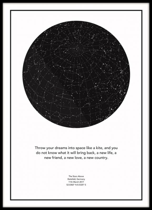 Your personal Star Map | PRYND | Create now