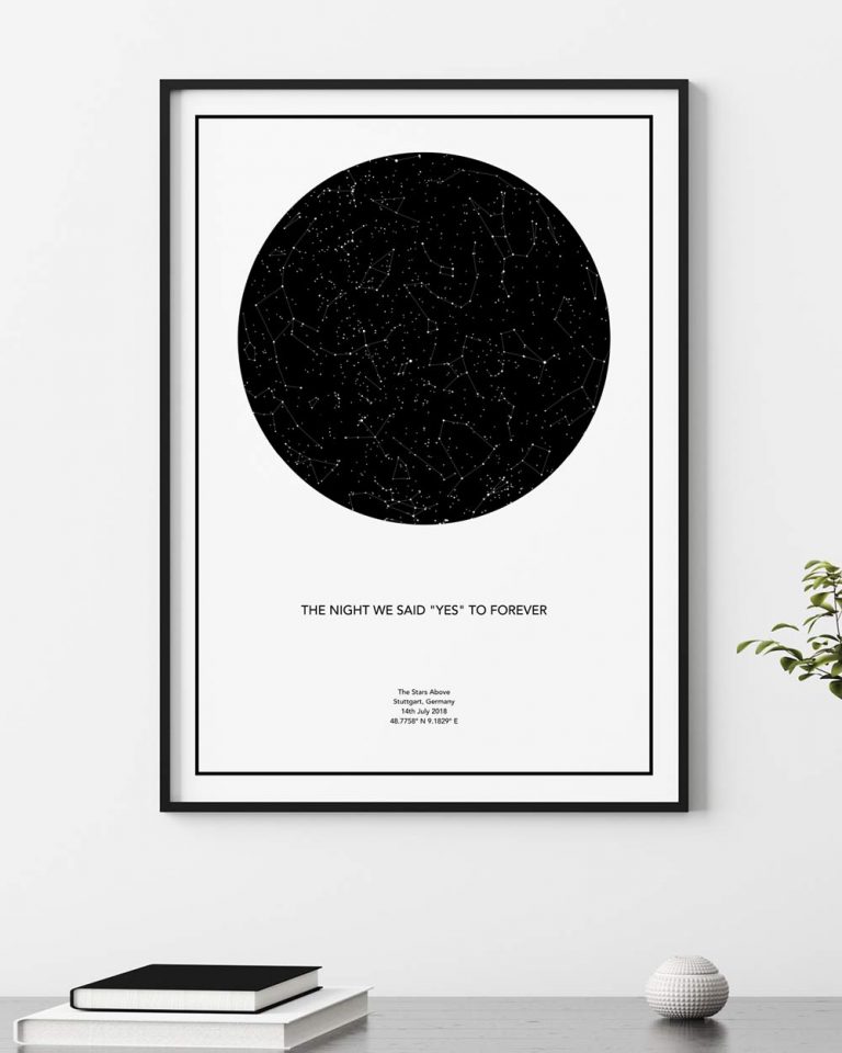 Your personal Star Map | PRYND | Create now